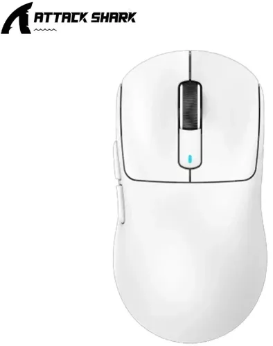 Shark X3 Pro Mouse de Gaming Wireless 4K Design Ergonomic - X3 Alb - cel.ro