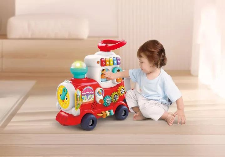 Trenulet 4 In 1 Rosu ylav_405115516 - cel.ro