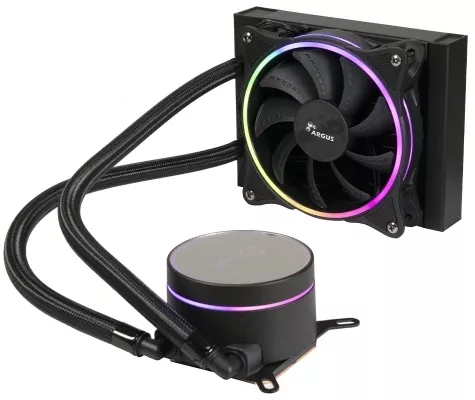 Cooler procesor Inter-Tech LC-120 RGB ARGB LED 120 mm Black LC-120-RGB ...