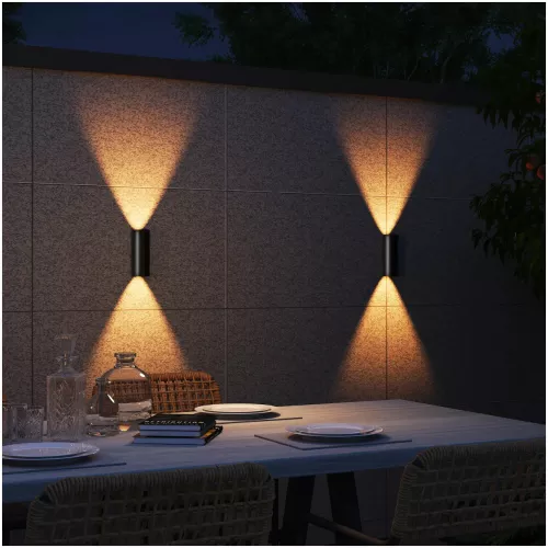 Lampa de perete de exterior LED Florence 8W lumina alba calda 400 ...