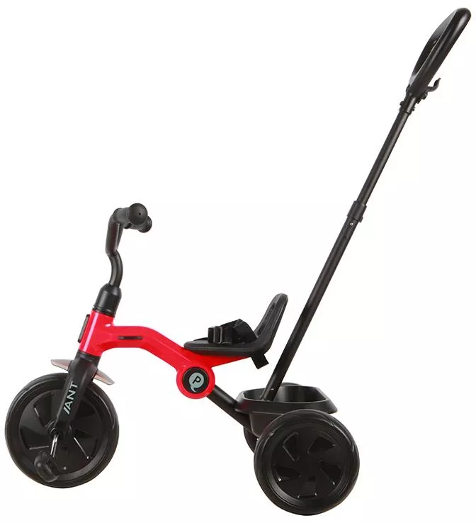 Tricicleta pentru copii Qplay Ant Plus Rosu 2023 cu roti din spuma EVA ...