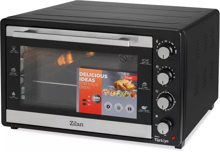 Cuptor electric Zilan ZLN3480 cu ventilator Putere 2500W Capacitate 80L ...