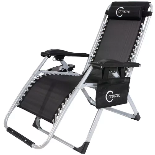 Set Scaun cu Perna tip Sezlong Pliabil Deluxe Gravitatie Zero pentru ...