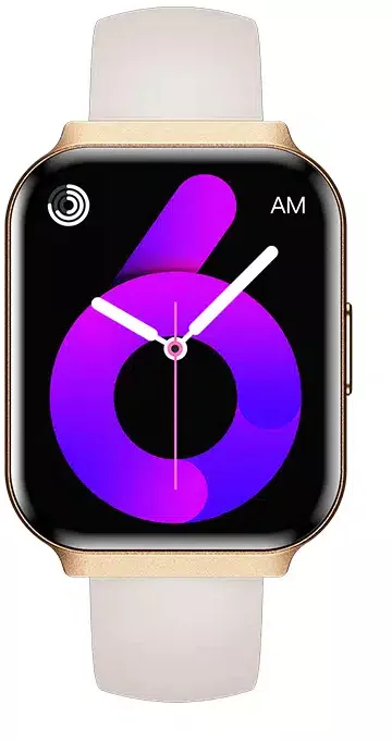 Smartwatch iQuality® sGlow PRO Golden Sakura in romana Curea Cadou ...