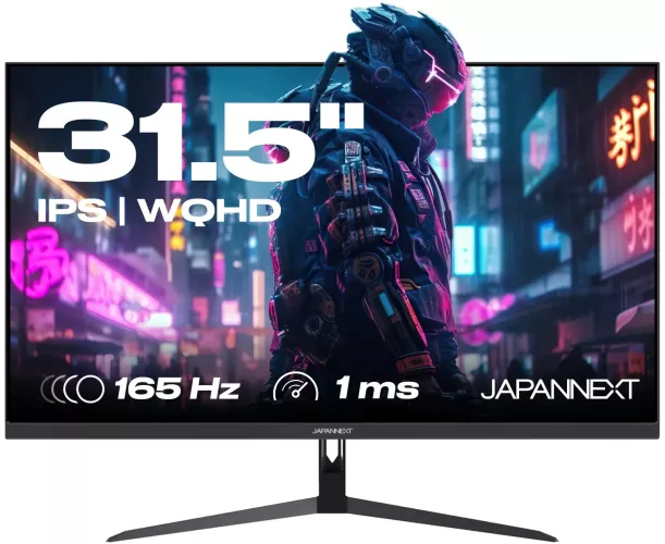 Monitor Japannext 31 5 inch IPS QHD 2560 x 1440 165Hz 1ms HDR 1xDP ...