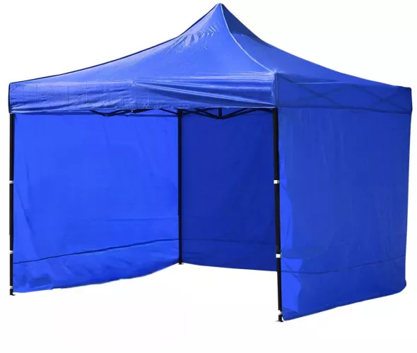 Cort pavilion pliabil 3 x 3 m Zola 3 pereti laterali detasabili ...