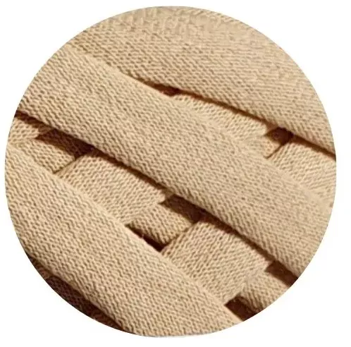Fir panglica pentru crosetat tricotat si macrame KaDi Small 5-7 mm 110 ...