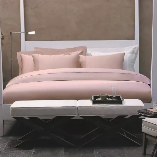 Set lenjerie de pat matrimonial premium Valeron 7 piese Luna 100 bumbac ...