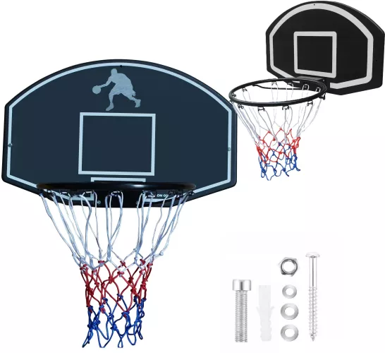 Cos baschet cu panou Zola diametru 40 cm plasa inclusa panou HDPE cadru ...