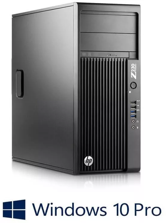 Workstation HP Z230 Tower Quad Core i7-4770 Win 10 Pro CDB-89155000P ...