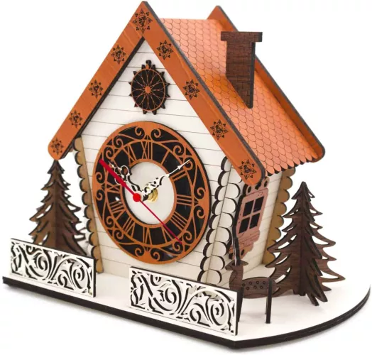 Ceas Casuta din Lemn GL22422515 - cel.ro
