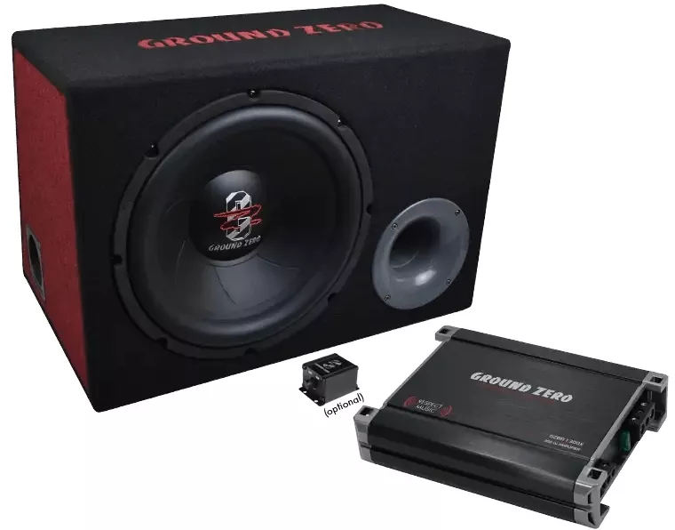 Subwoofer auto ventilat Ground Zero GZ 12.300X-II 30 cm / 12 inchi ...