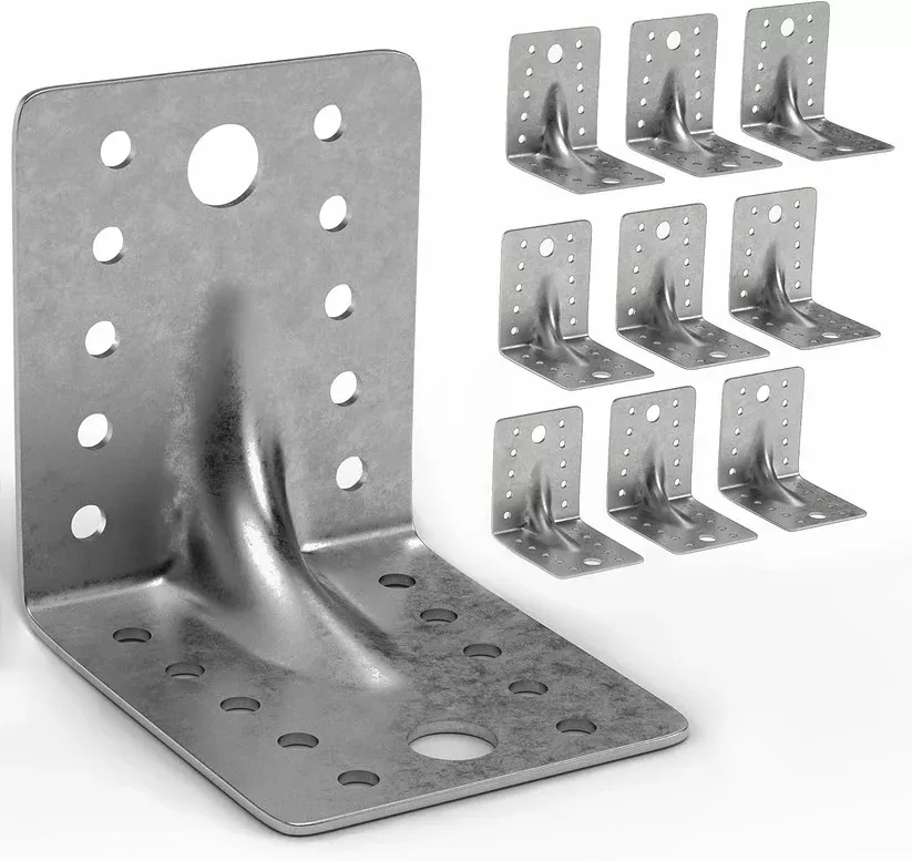 Coltar perforat pentru lemn Vinclu 90 grade tip 4n zincat 90 x 90 x 65 ...