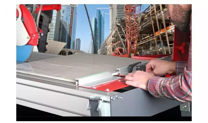 Masa de Taiat gresie granit marmura RUBI DX-350-N 1300 Laser and Level ...