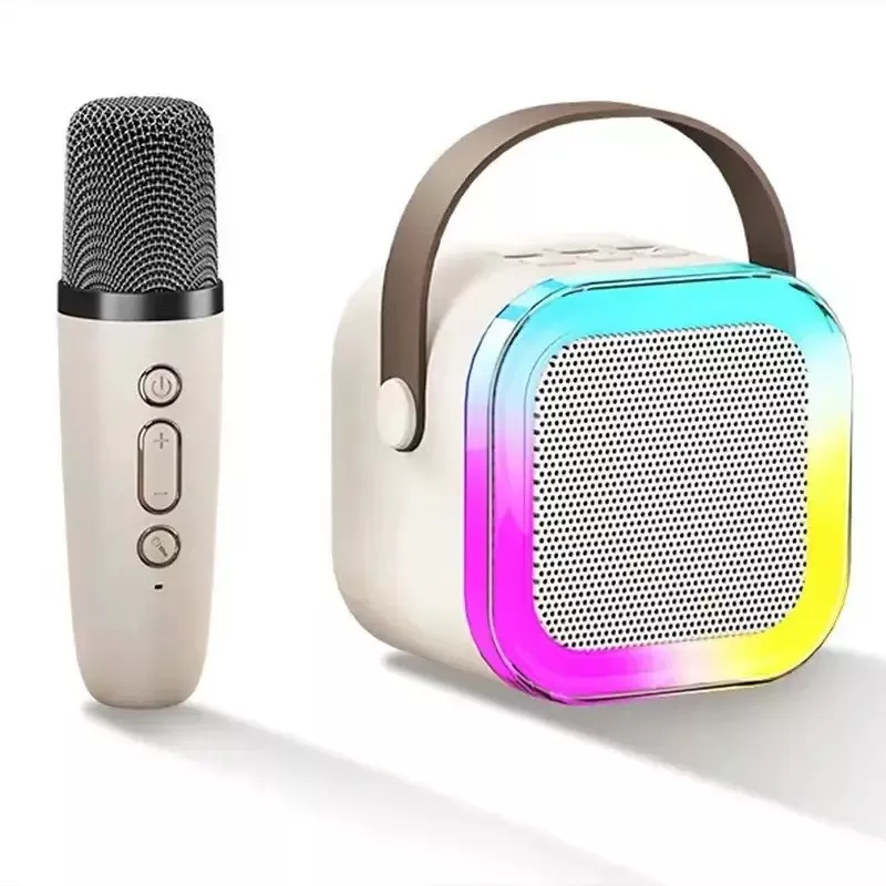 Boxa Karaoke Smart pentru Copii cu Microfon Wireless Difuzor Portabil ...