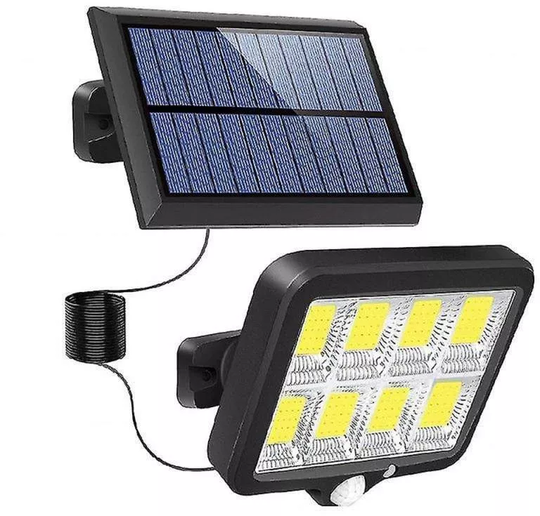 Proiector Solar SIKS De Perete Cu 160 LEDuri COB Cu Conectare Portabila ...
