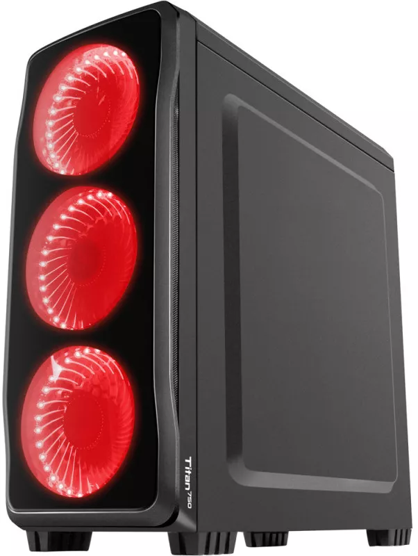 Calculator Unitate PC Gaming Genesis Titan 750 Red I5 6600 16gb ram GTX ...