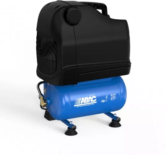 Compresor de aer cu piston fara ulei semi-silentios - 1.5 kW 222 L/min ...