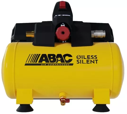 Compresor de aer cu piston fara ulei silentios - 0.55 kW 110 L/min 8 ...