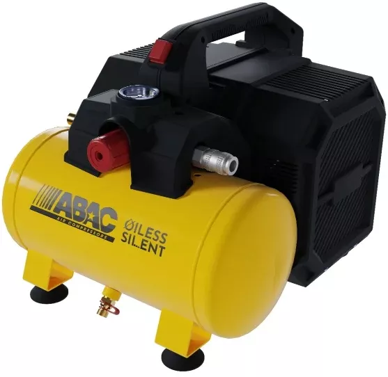 Compresor de aer cu piston fara ulei silentios - 0.55 kW 110 L/min 8 ...