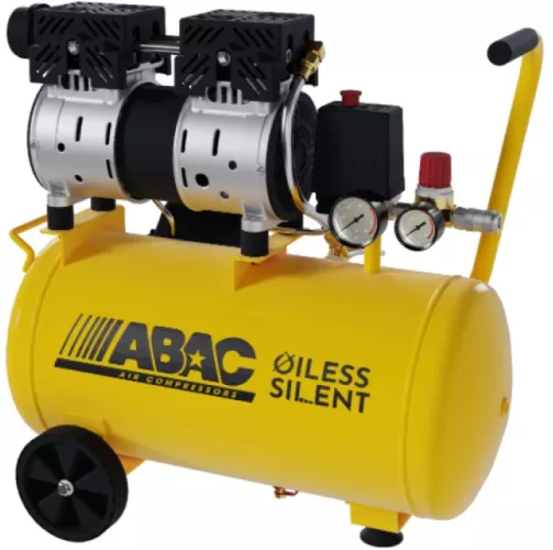 Compresor de aer cu piston fara ulei silentios - 0.75 kW 130 L/min 8 ...