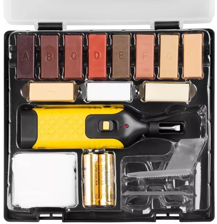 Kit Reparatii Parchet si Pardoseli Laminate 11 Batoane Cerate Accesorii ...