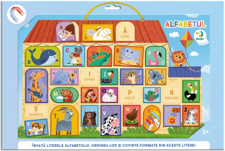 Tablita magnetica cu alfabetul limba romana DO200296 - cel.ro