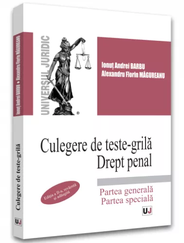 Culegere De Teste-grila. Drept Penal - Ionut Andrei Barbu Alexandru ...