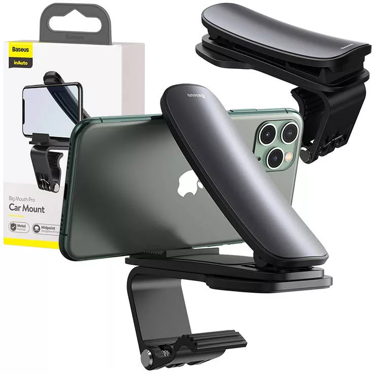 Suport auto Baseus Big Mouth Pro negru - fixare puternica. mxy9 ...