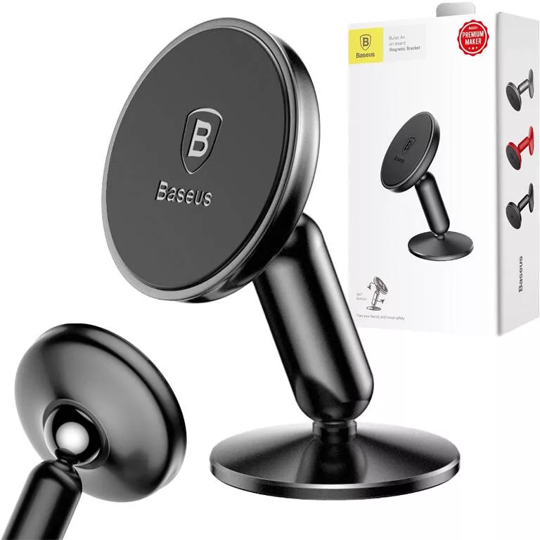 Suport auto magnetic Baseus Bullet negru ioad_225815526 - cel.ro