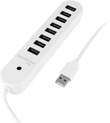 Hub Usb Klausstech 8 Porturi Usb 2.0 Cablu Lung Si Flexibil Design ...