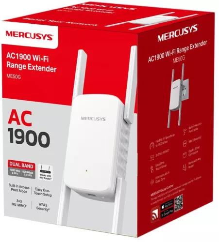 Access point & Range Ext. MERCUSYS AC1900 RANGE EXTENDER ME50G ME50G ...