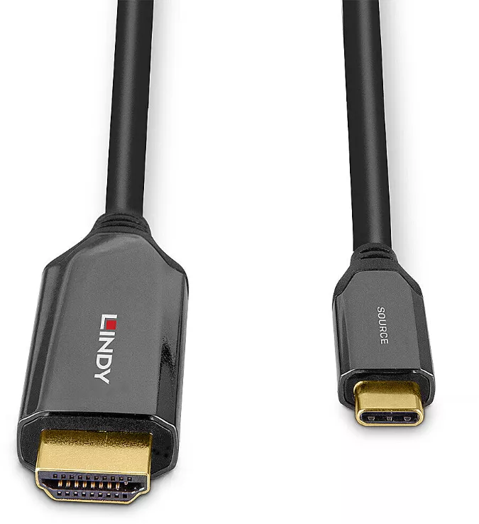 Cabluri video Cablu Lindy 2m Type-C la HDMI 8K60 LY-43368 - cel.ro