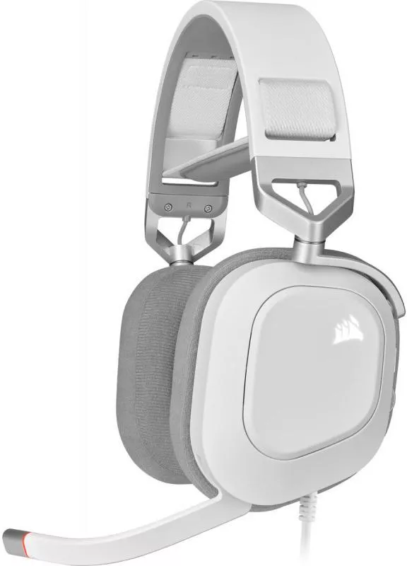 Casti audio Casti Gaming Corsair HS80 RGB USB White - cel.ro