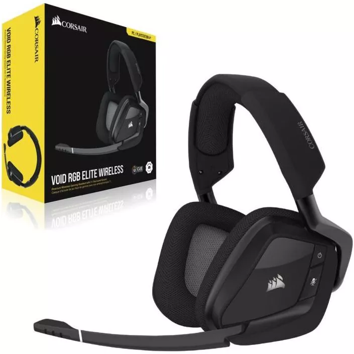 Casti audio Casti Gaming Wireless Corsair VOID RGB E - cel.ro