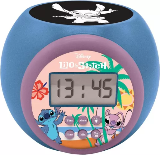 Ceasuri decorative CEAS DESTEPTATOR CU PROIECTOR STITCH RL977D - cel.ro