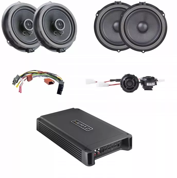 Pachet sistem audio Plug&Play Awave dedicat Ford + Amplificator ...