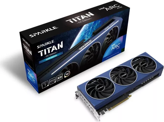 Placi video IN SPARKLE ARC A770 TITAN OC 16GB 256bit - cel.ro