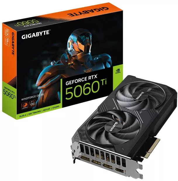 Placi video VGA GIGABYTE RTX5060 TI WINDFORCE OC 8GB - cel.ro