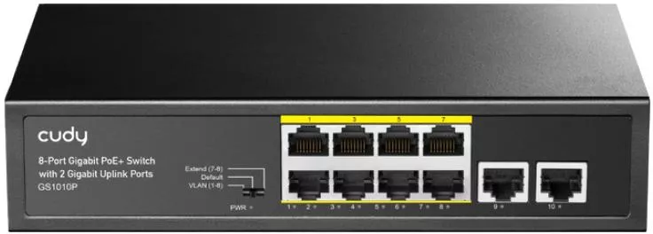 Switch-uri CUDY 8-Port Gigabit PoE+ Switch 2 Gigabi ONLINEGS1010PQAZN ...