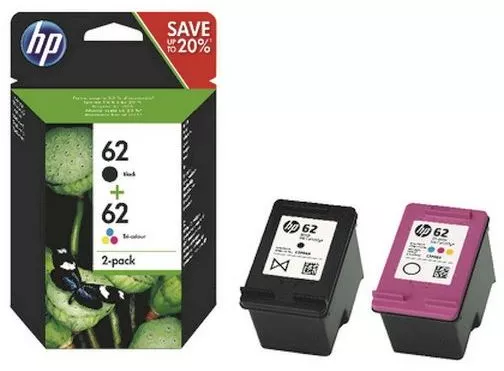 Cartuse de cerneala originale - HP 62 Negru si Color HPN9J71AE - cel.ro