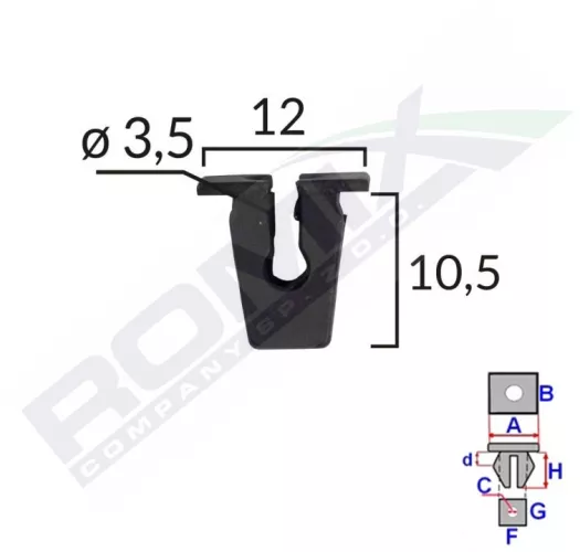 Clips Fixare Pentru Audi - Negru Set 25 Buc 15505 - cel.ro