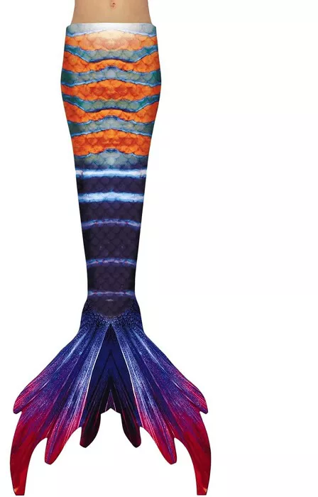Coada Costum de Baie Sirena Ariel Coral/Mov - THK® - 150 cm - 11+ ani ...