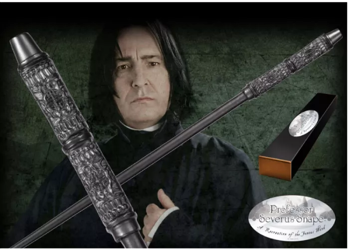 Bagheta Severus Snape din Otel Led Neagra THK® pgbm_618006259 - cel.ro