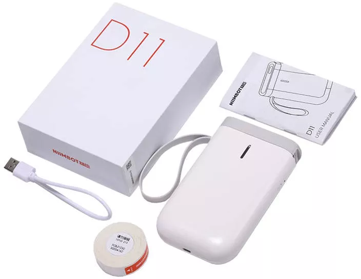 Imprimanta portabila de etichete Niimbot D11 alba ci4n_225792693 - cel.ro