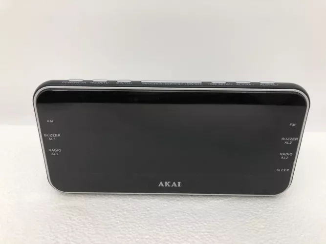 Radio Profesional Cu Ceas Akai Tuner Radio Fm/am Diagonala Display 1 8 ...