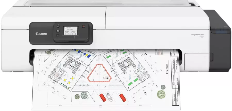 Plotter Canon ImagePROGRAF TC-21 format A1-A2 4 culori 24 inch 1GB 2400 ...