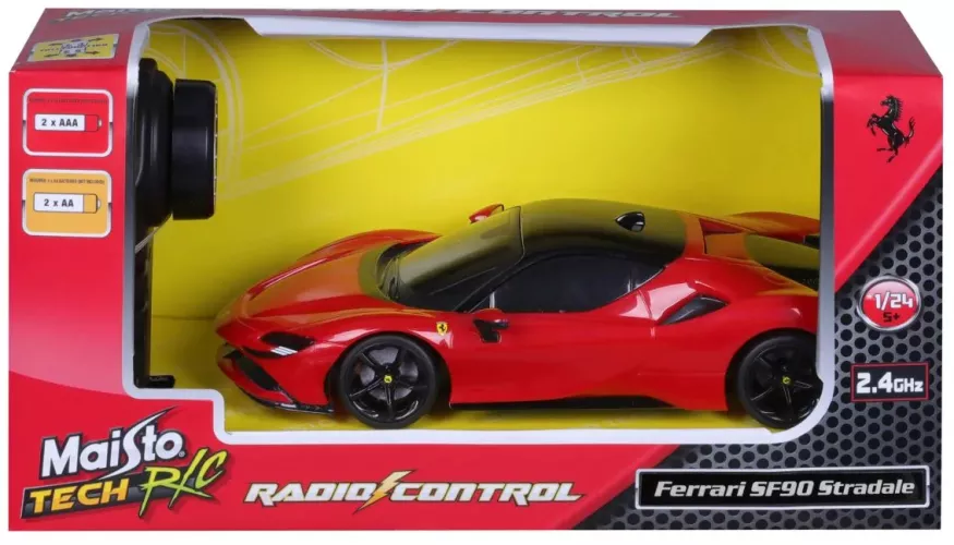 Maisto Masinuta Cu Telecomanda 2.4ghz Ferrari Sf90 Stradale Scara 1 La ...