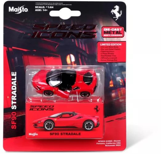 Maisto Masinuta Metalica Speed Icons Ferrari Sf90 Stradale Rosu Scara 1 ...