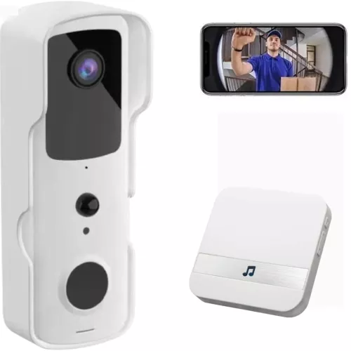 Interfon Video IP WiFi SMART Full HD Camera 166 grade Senzor de Miscare ...